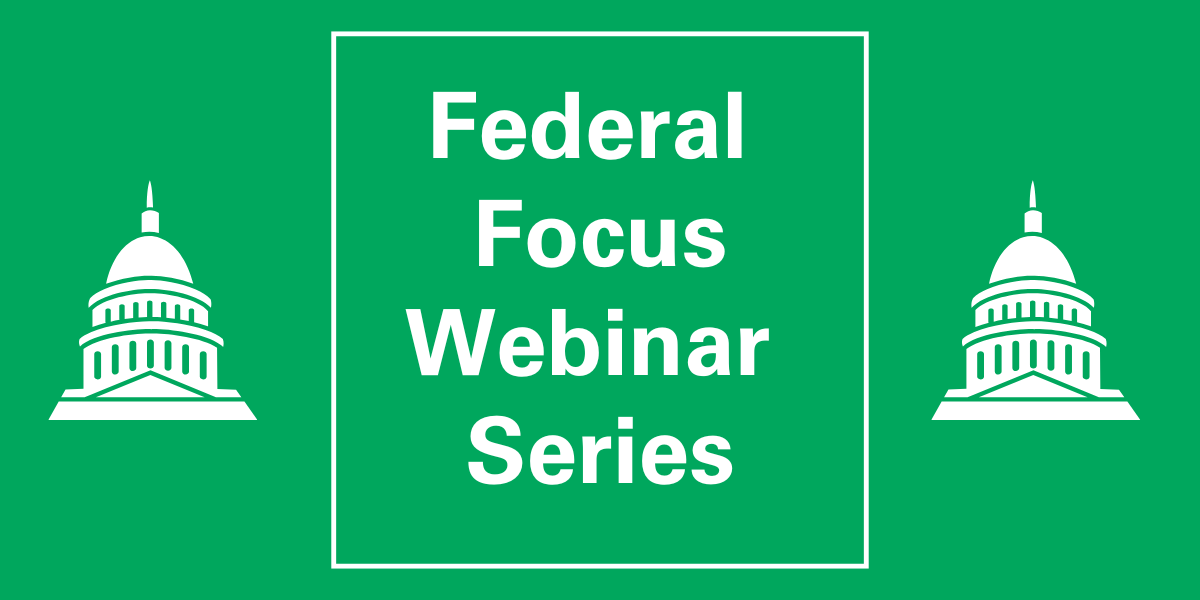 Federal Focus Webinar Series - Maine Audubon